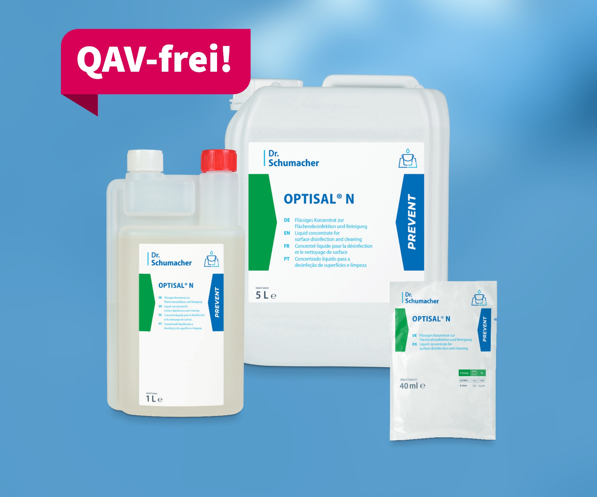 OPTISAL N | Flüssigkonzentrat für die effiziente Desinfektion und Reinigung